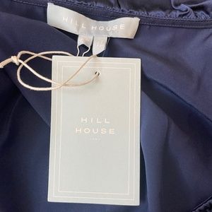 Hill House | Dresses | Home The Nima Silk Dress In Navy From Hill House ...